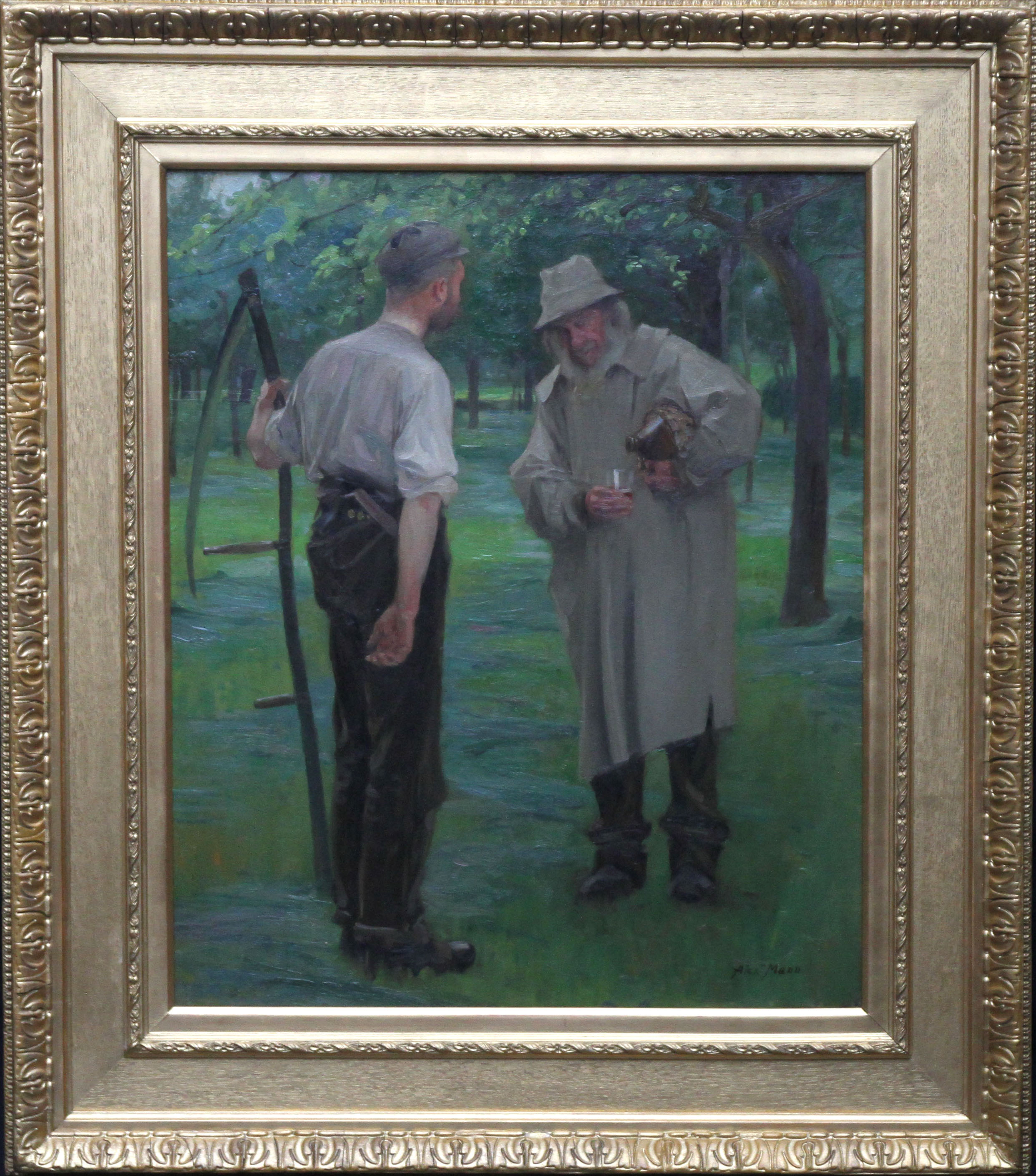 Alexander Mann - A Break from Work - Richard Taylor Fine Art