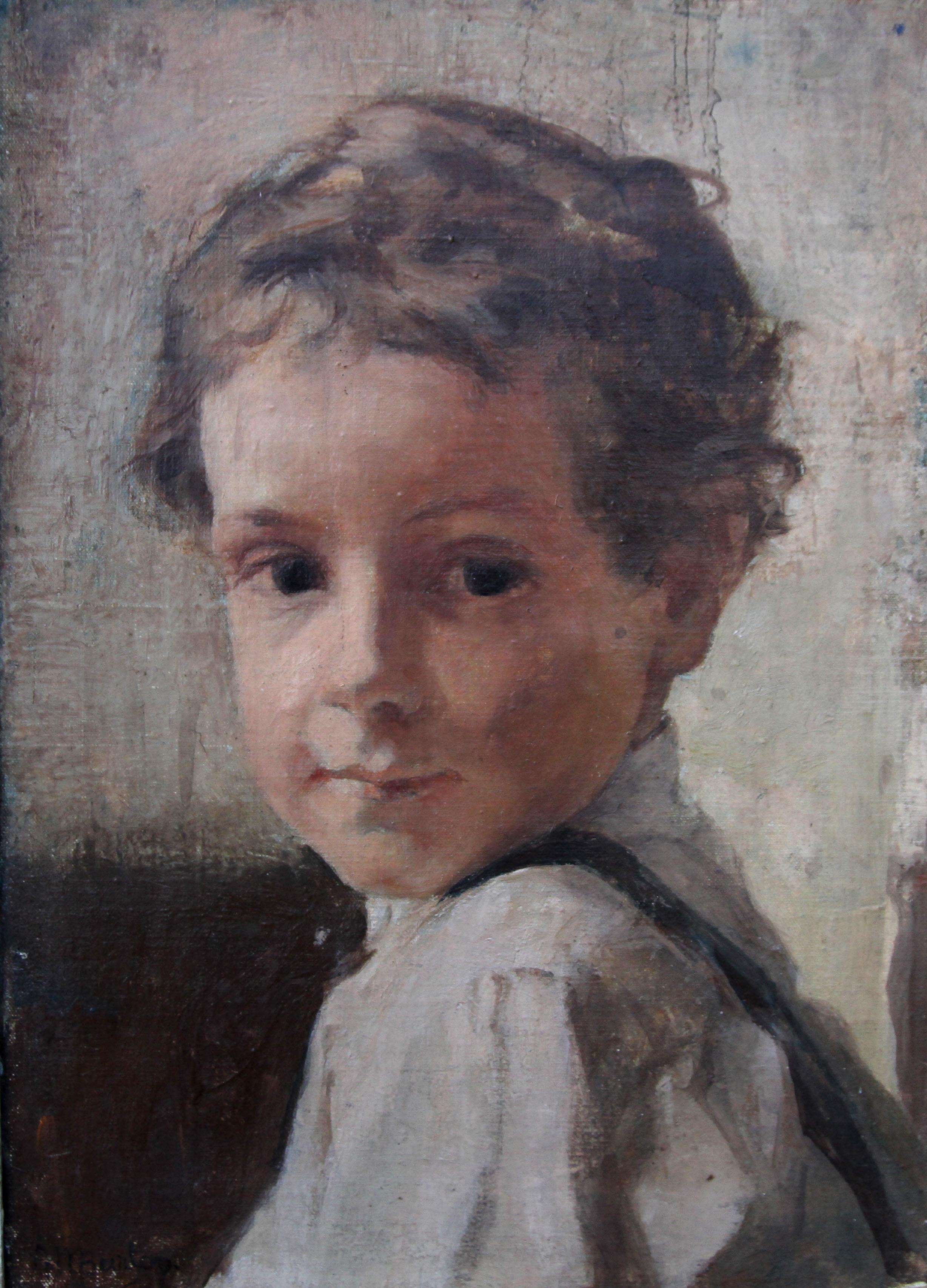 Alice Mary Burton - A Portrait of a Boy - Richard Taylor Fine Art