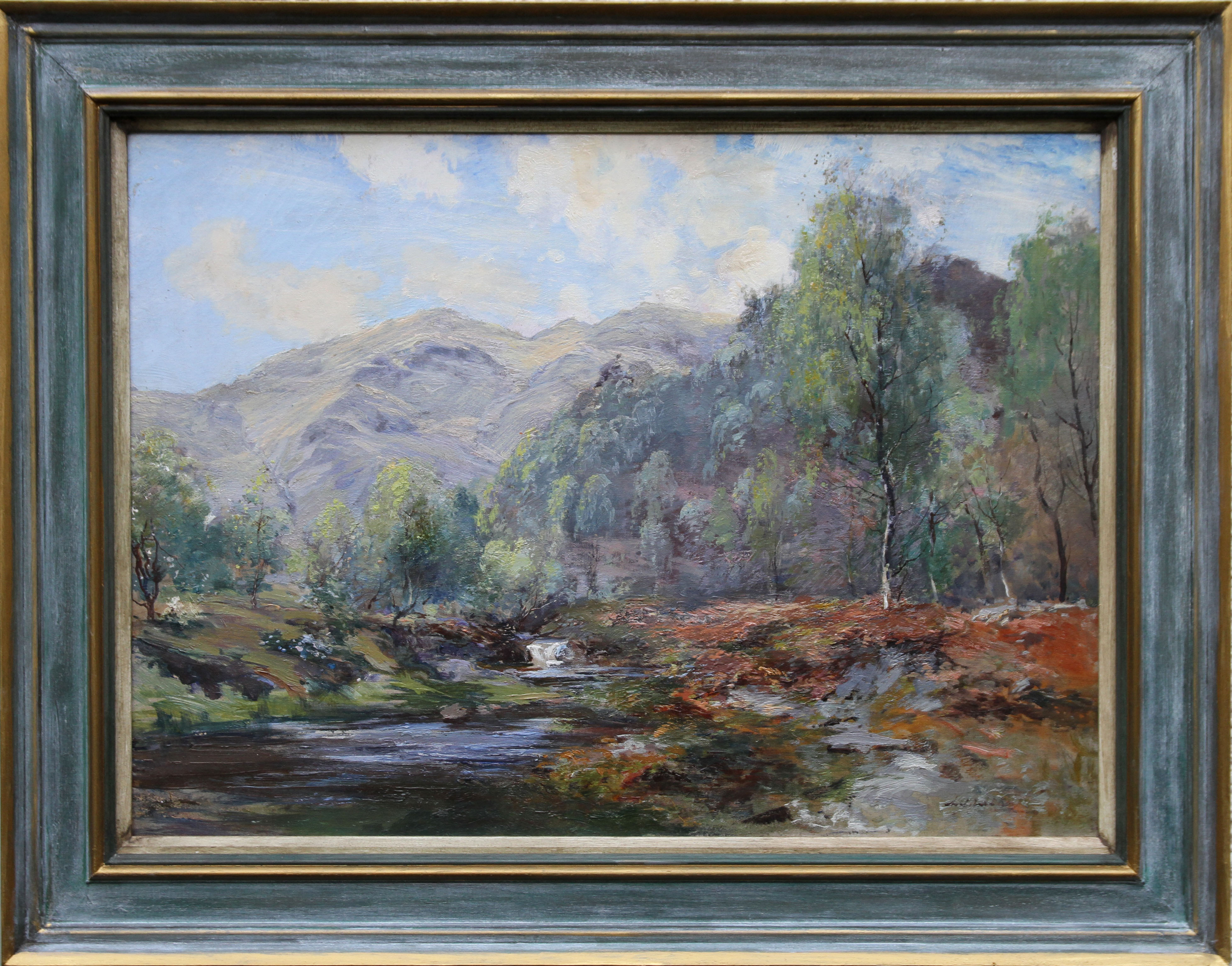 Archibald Kay - Moorland Stream - Scottish Impressionist landscape ...