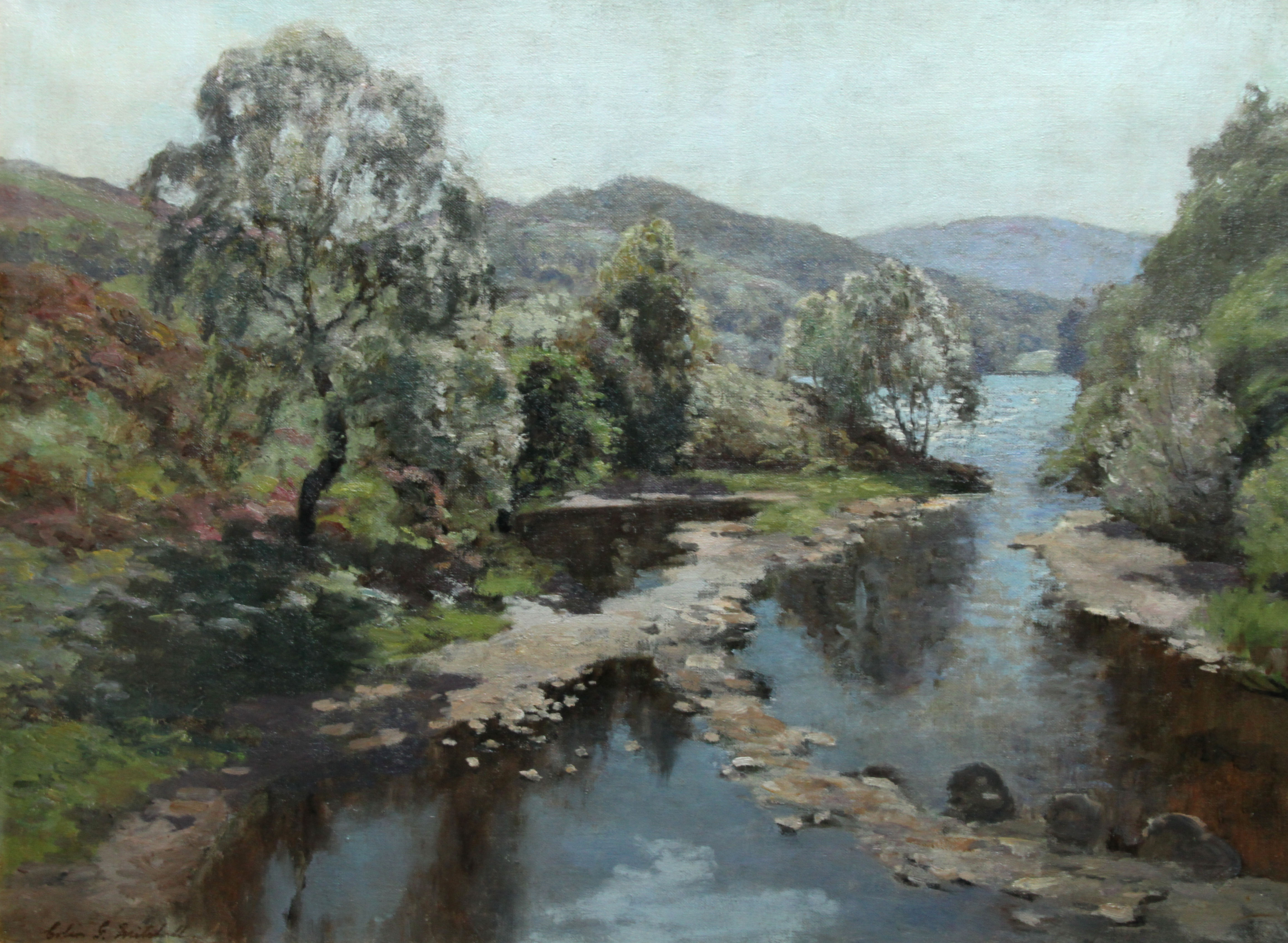 Colin Gillespie Mitchell - Scottish River Landscape - Richard Taylor ...