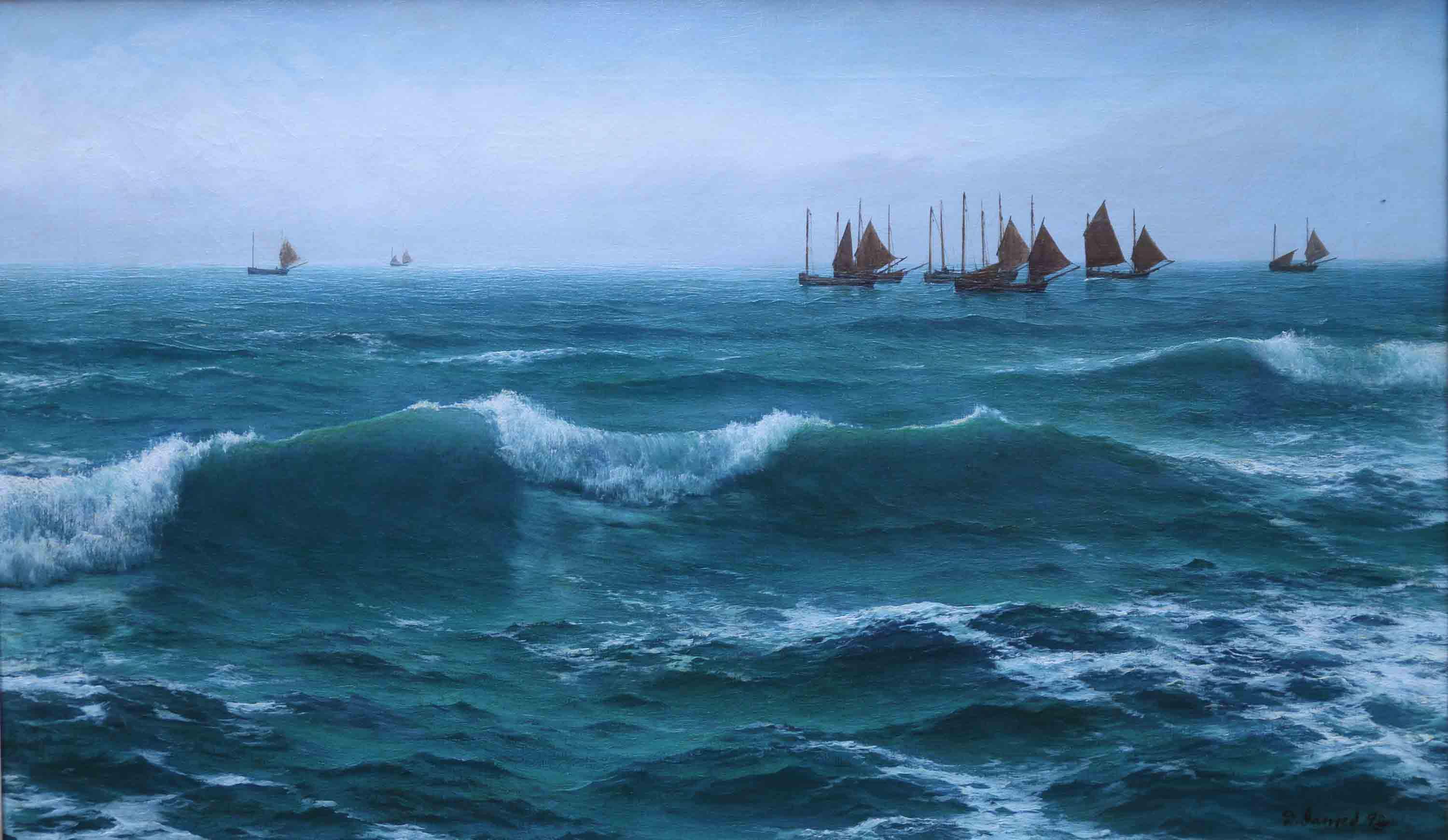 David James - Heavy Rollers Cornwall - Richard Taylor Fine Art