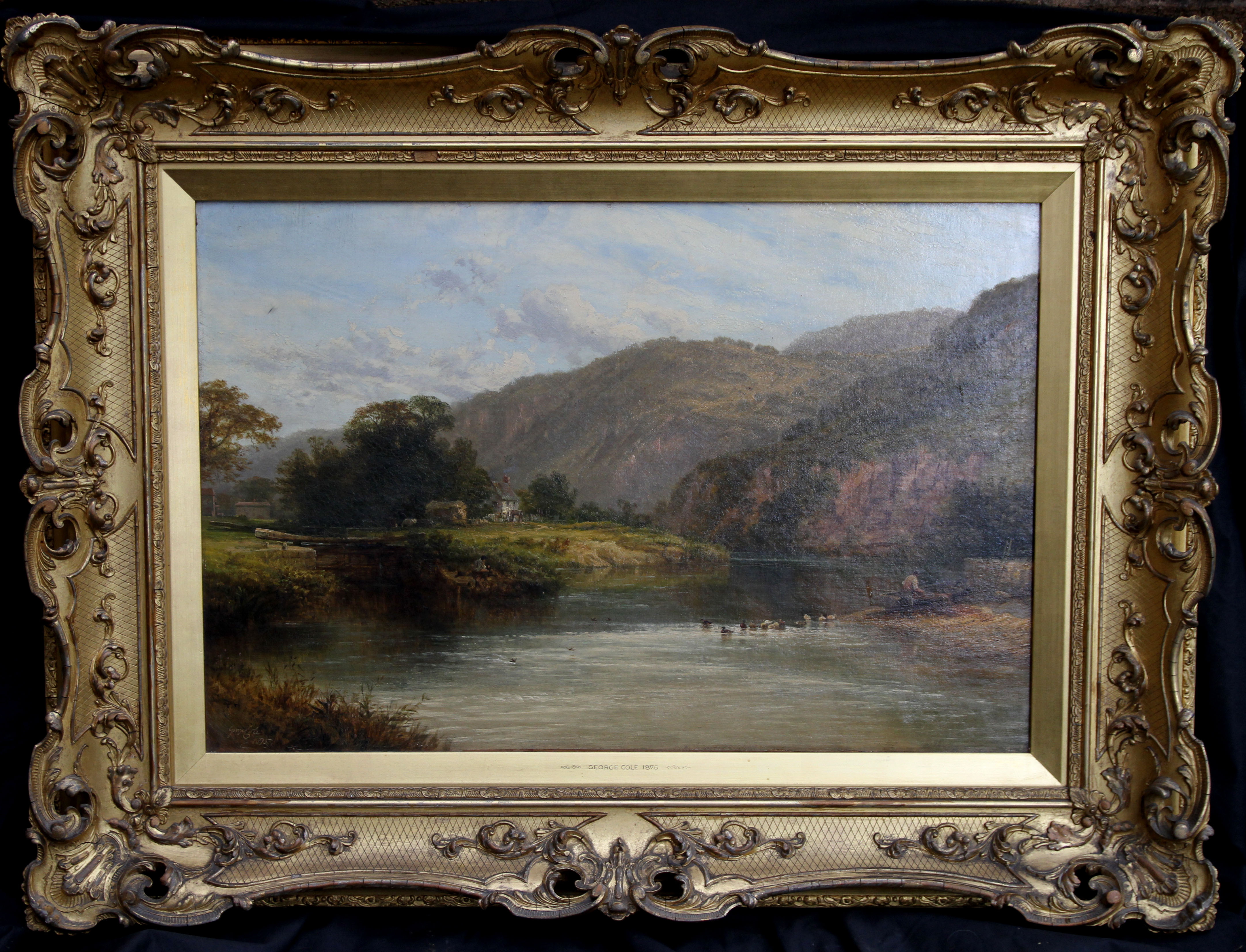 George Cole - The Fisherman - Victorian British Landscape Art - Richard ...