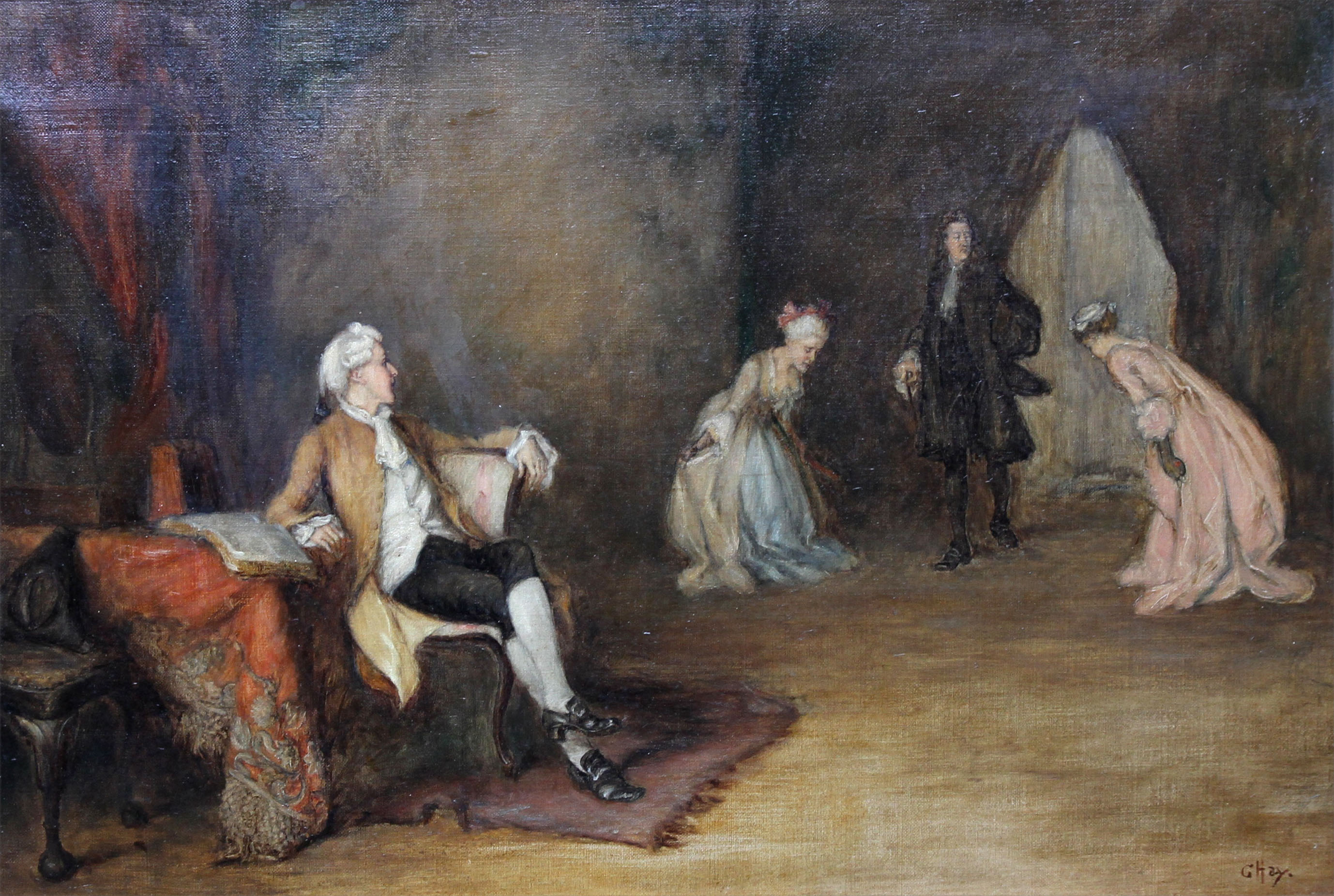 George Hay - Scottish Interior - Victorian oil painting - Richard ...