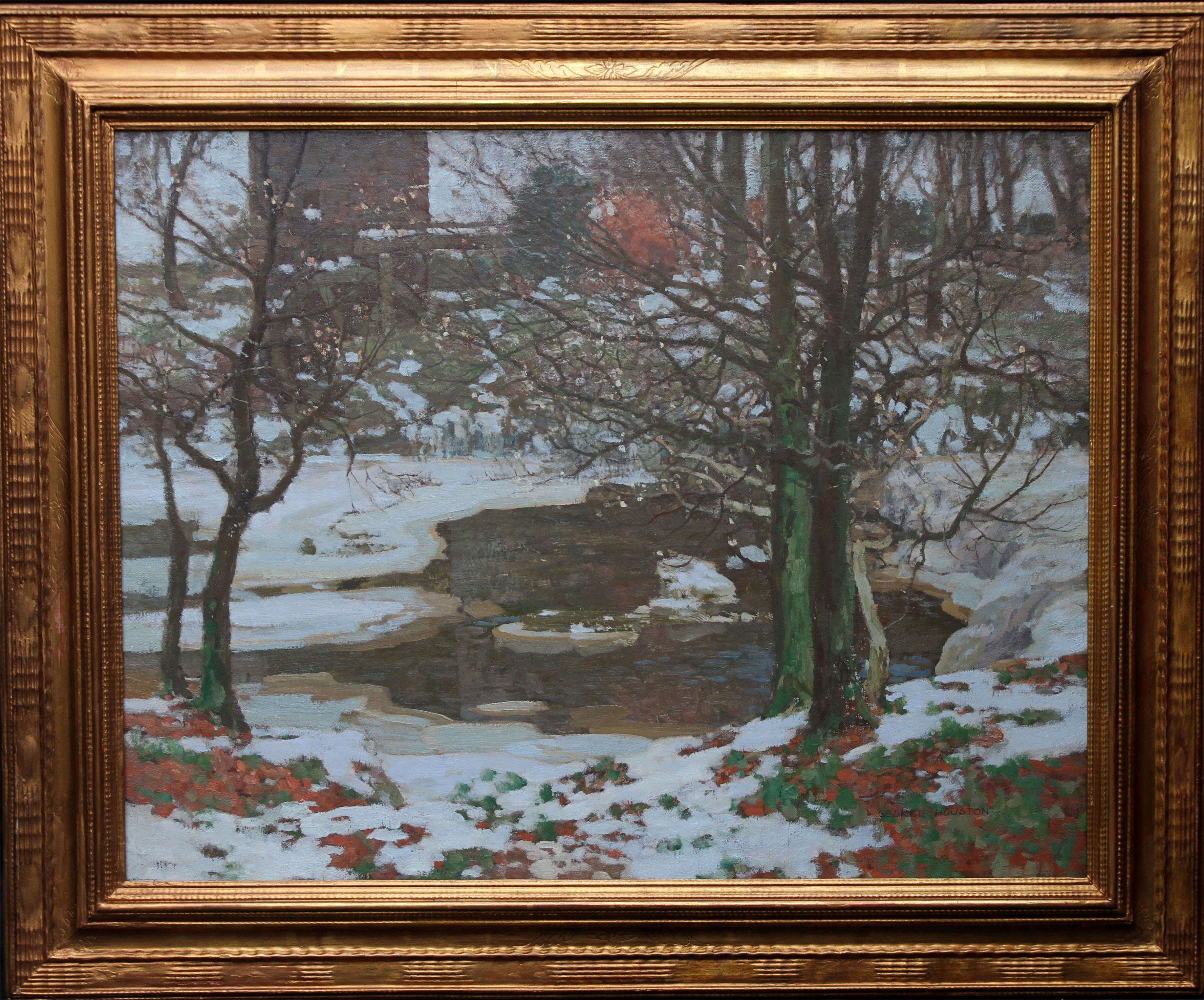 George Houston - Winter in Lynn Glen - Richard Taylor Fine Art