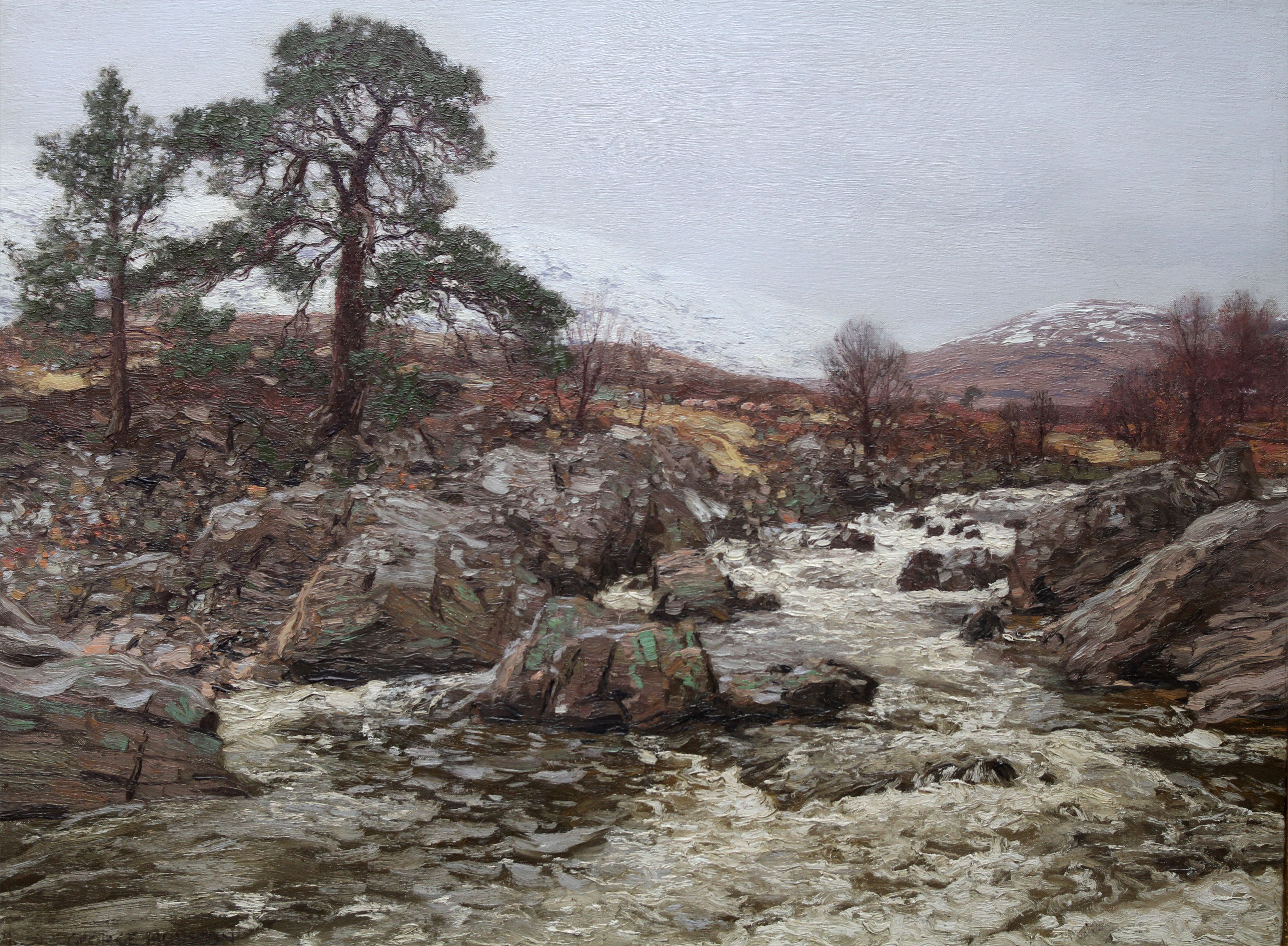 George Houston - Above Loch Fyne - Richard Taylor Fine Art