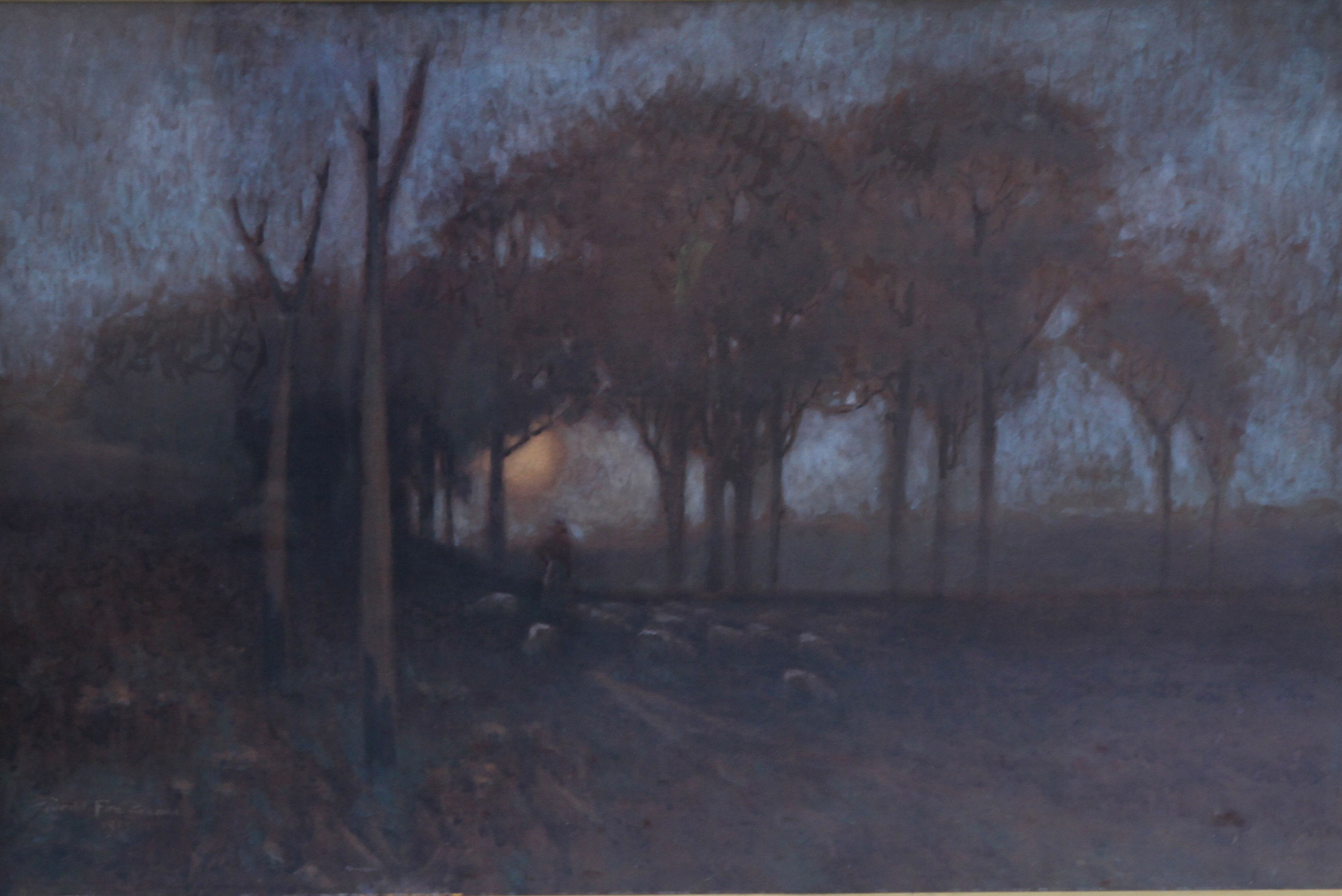 Gerald Fitzgerald - Australian Sunset - Impressionist watercolour ...