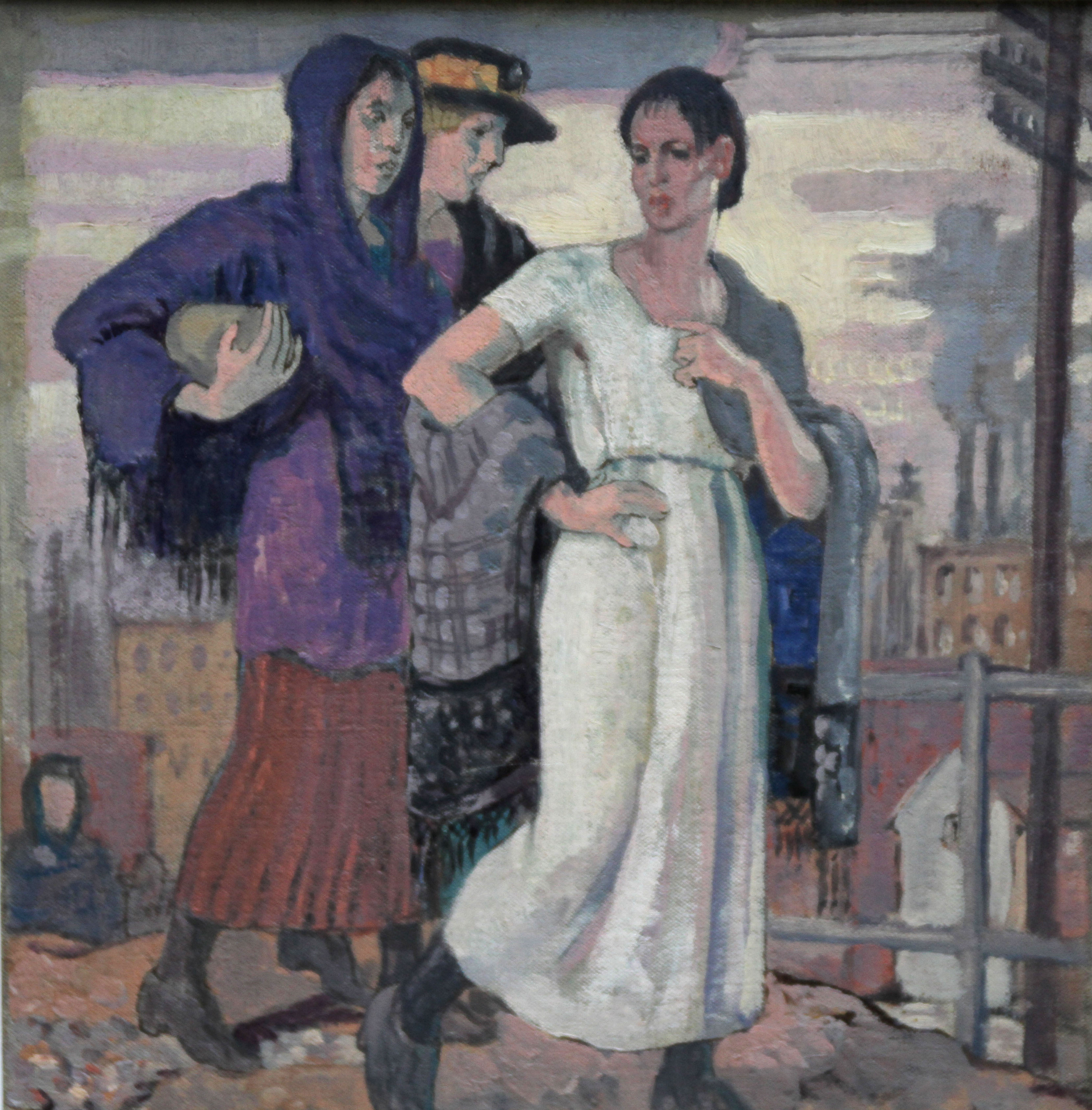 Harold Dearden - Three Graces. British Art Deco figurative landscape ...