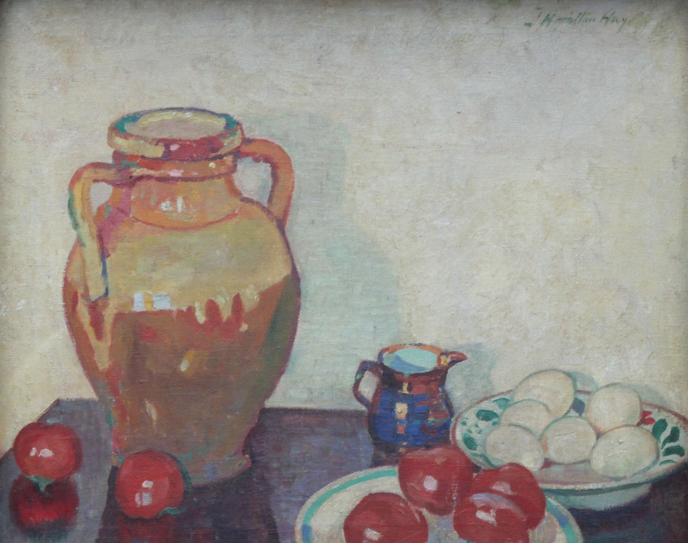 James Hamilton Hay - Still Life on a Table. - Richard Taylor Fine Art