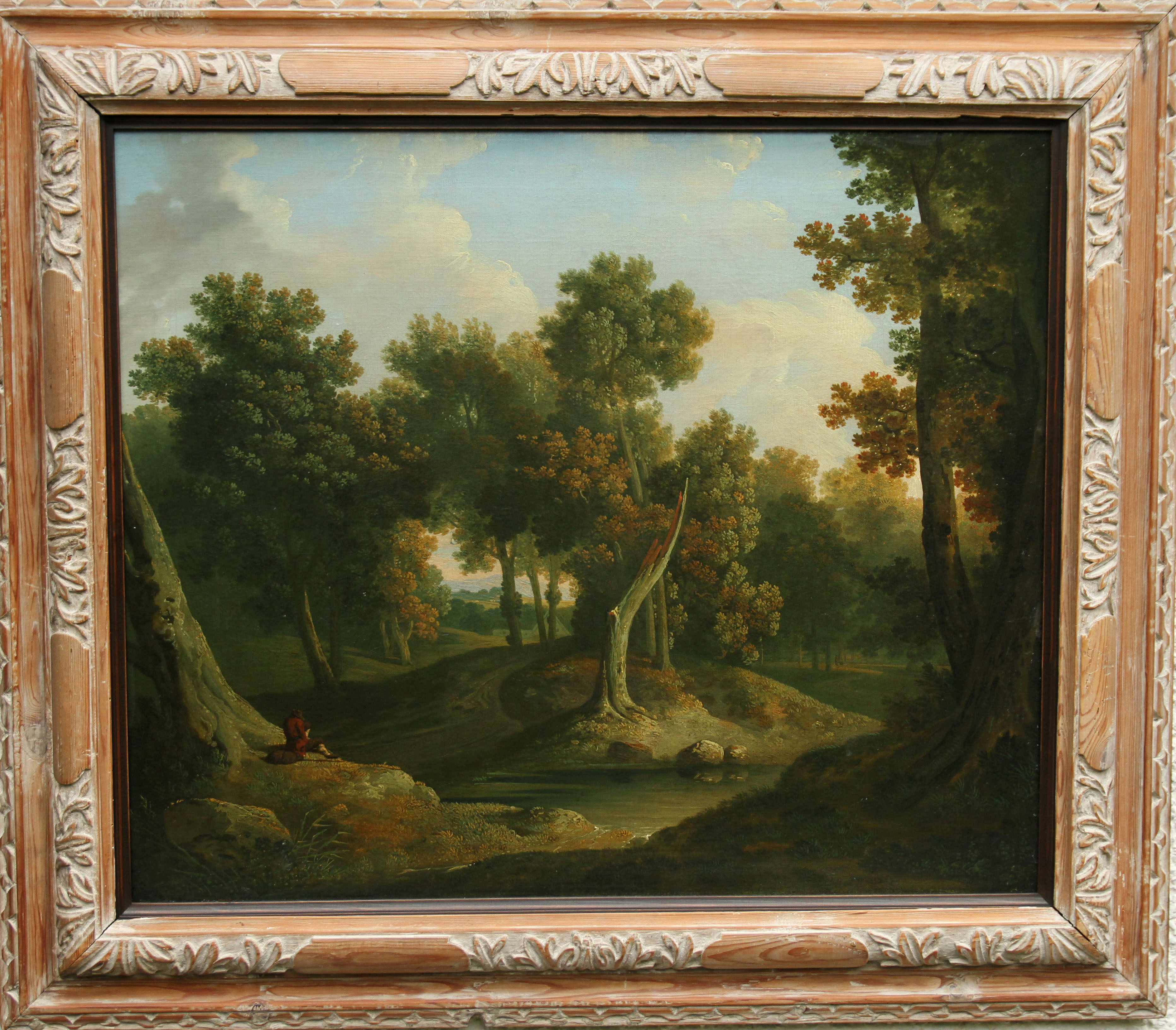 James Arthur O'Connor - A Wooded Landscape - Irish Old Master oil ...