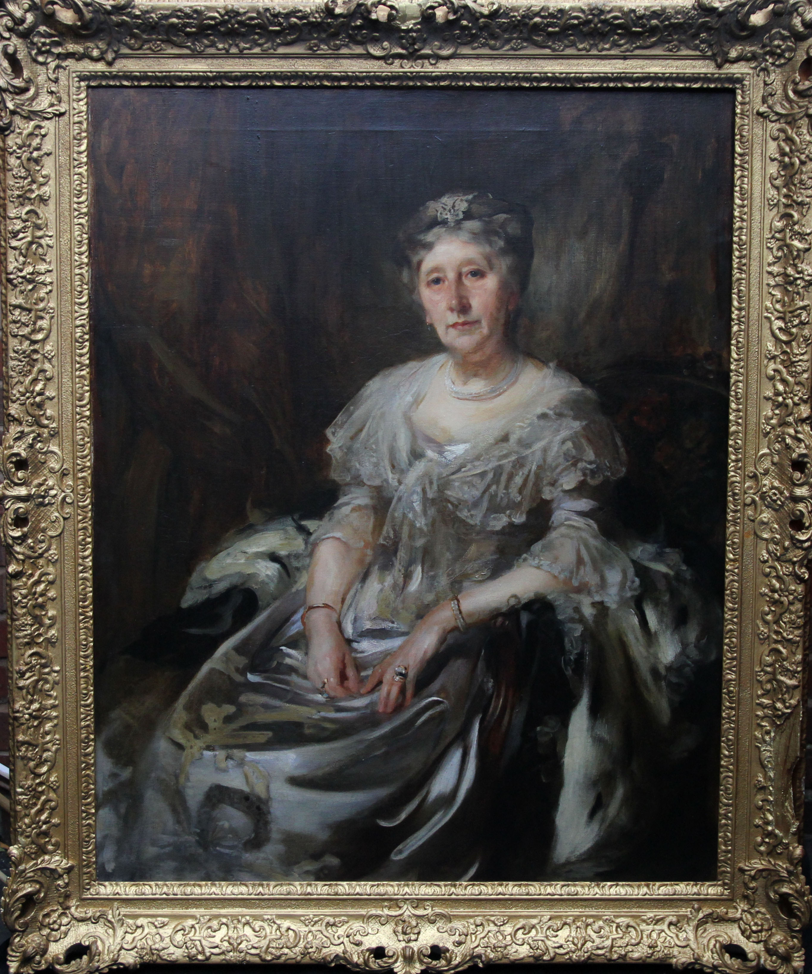 James Jebusa Shannon - Portrait of Lady Ruthven - Richard Taylor Fine Art