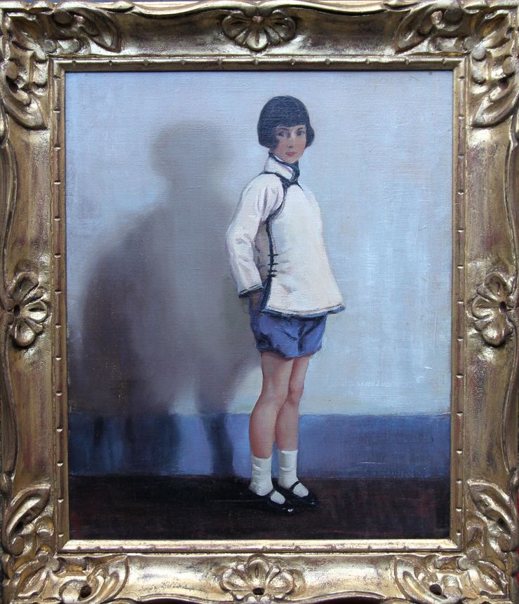 Harry John Pearson - Portrait of a Young Girl - Richard Taylor Fine Art