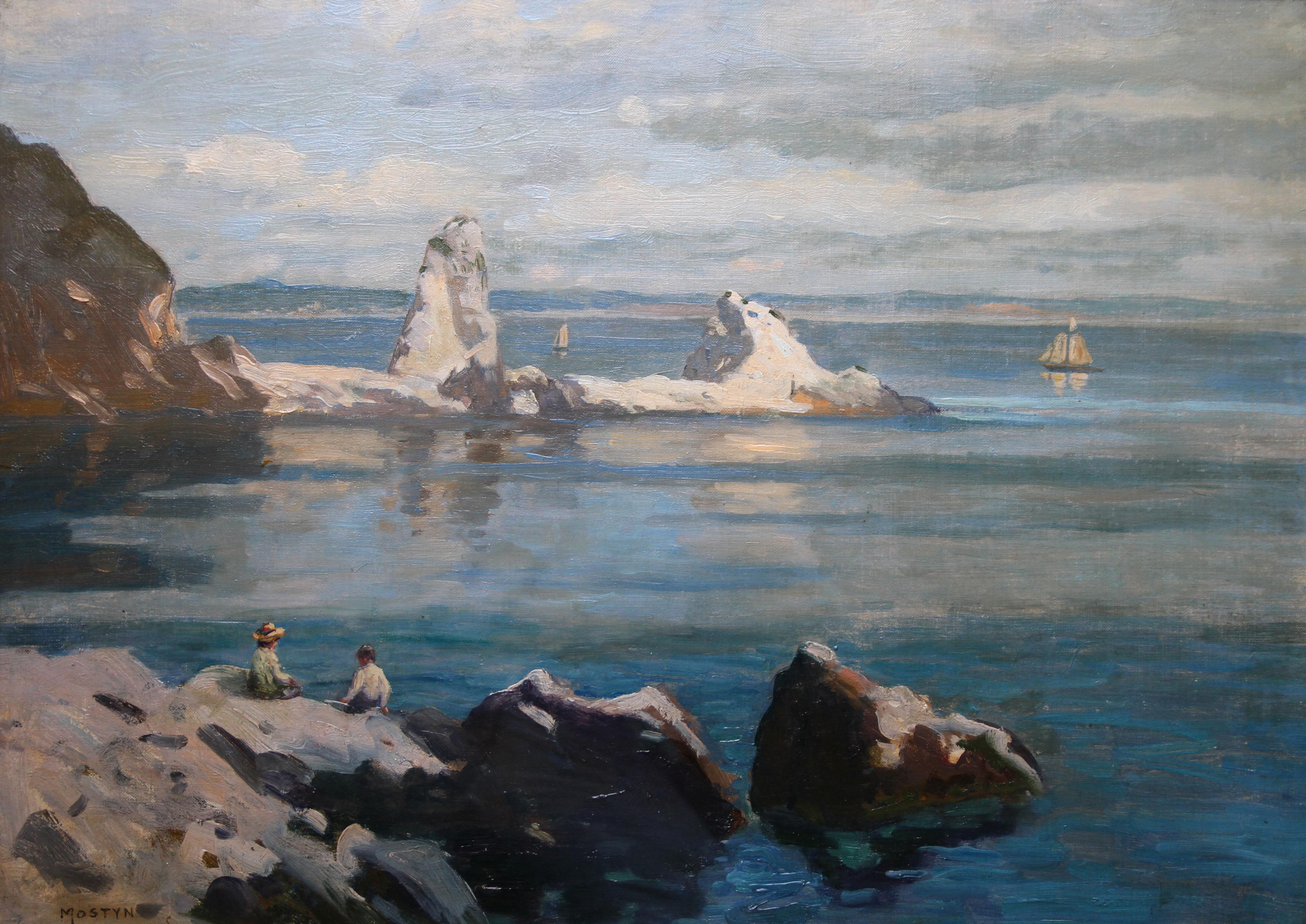 Tom Mostyn ROI - Antseys Cove - Richard Taylor Fine Art