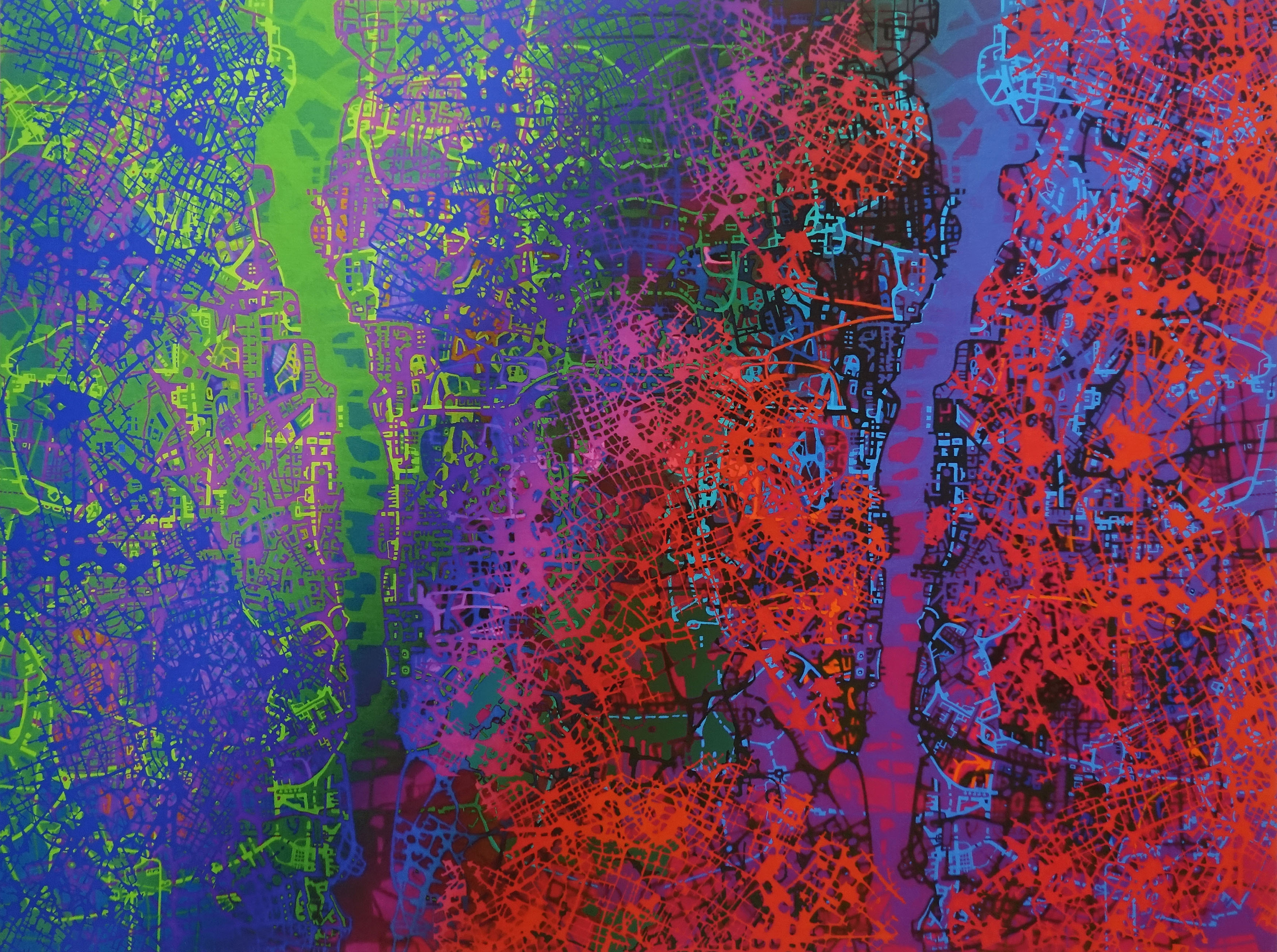 Stanza - Waves of Joy. Contemporary Art - Richard Taylor Fine Art