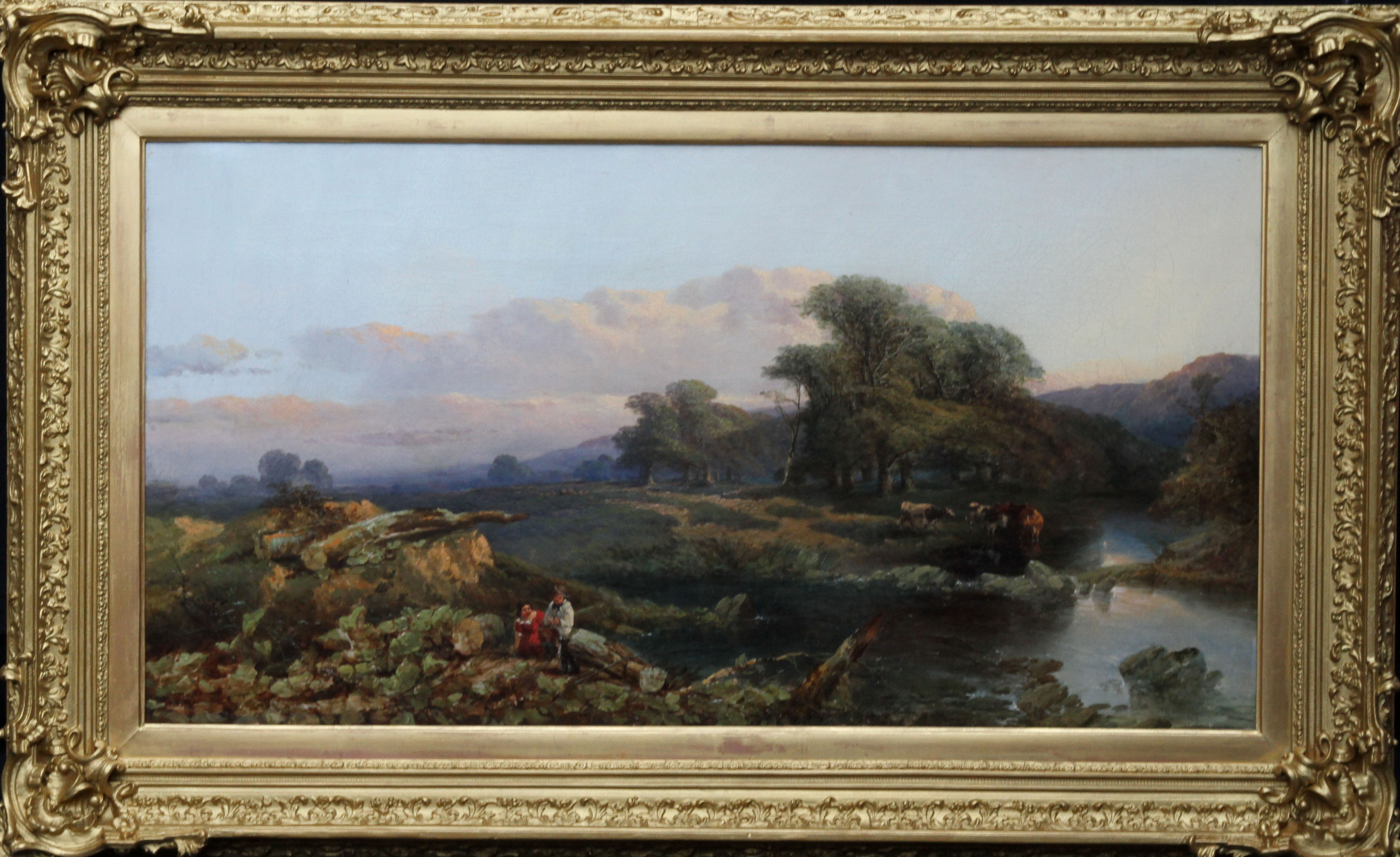Thomas Edwards - Landscape with Cattle and Peasants. - Richard Taylor ...