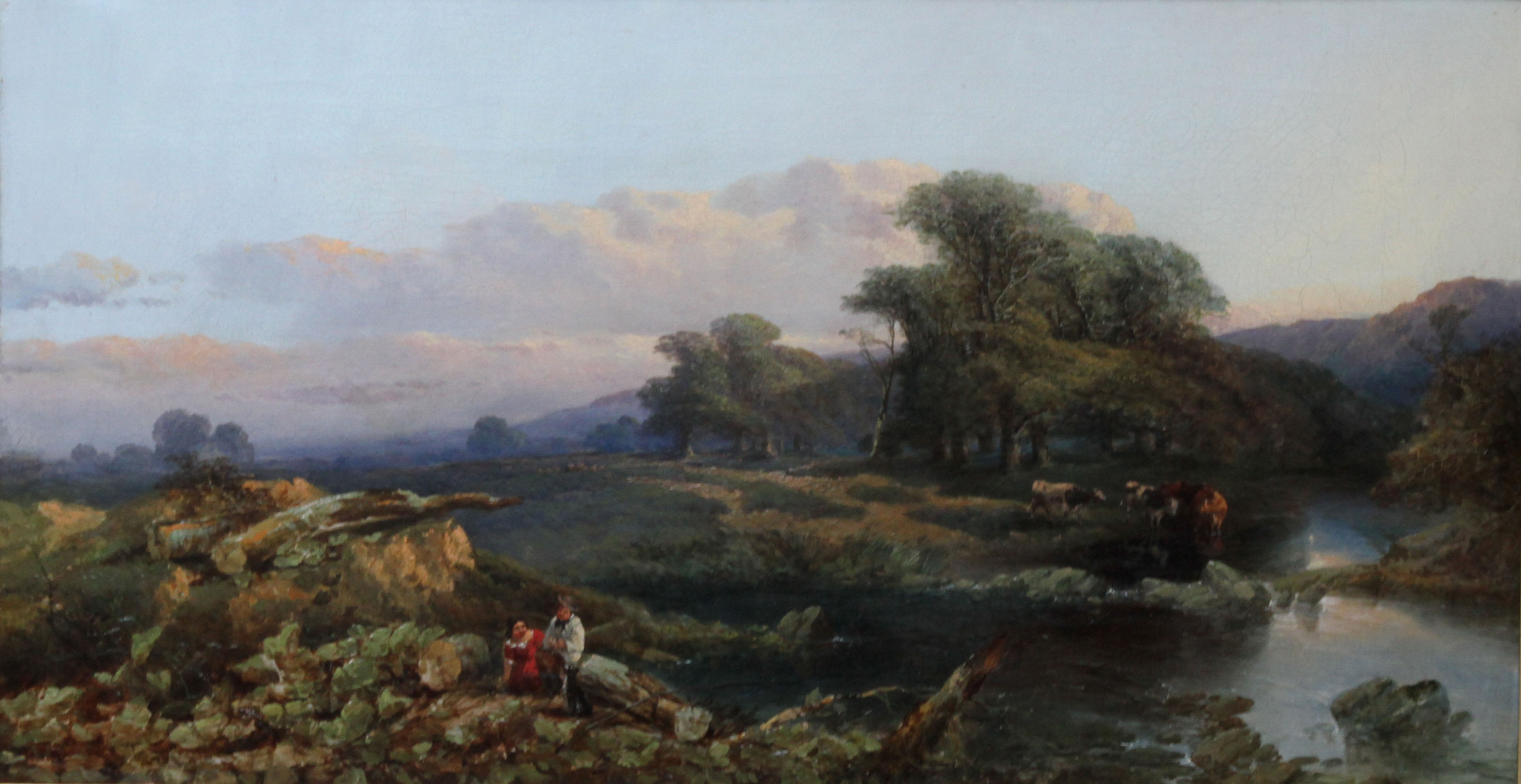 Thomas Edwards - Landscape with Cattle and Peasants. - Richard Taylor ...