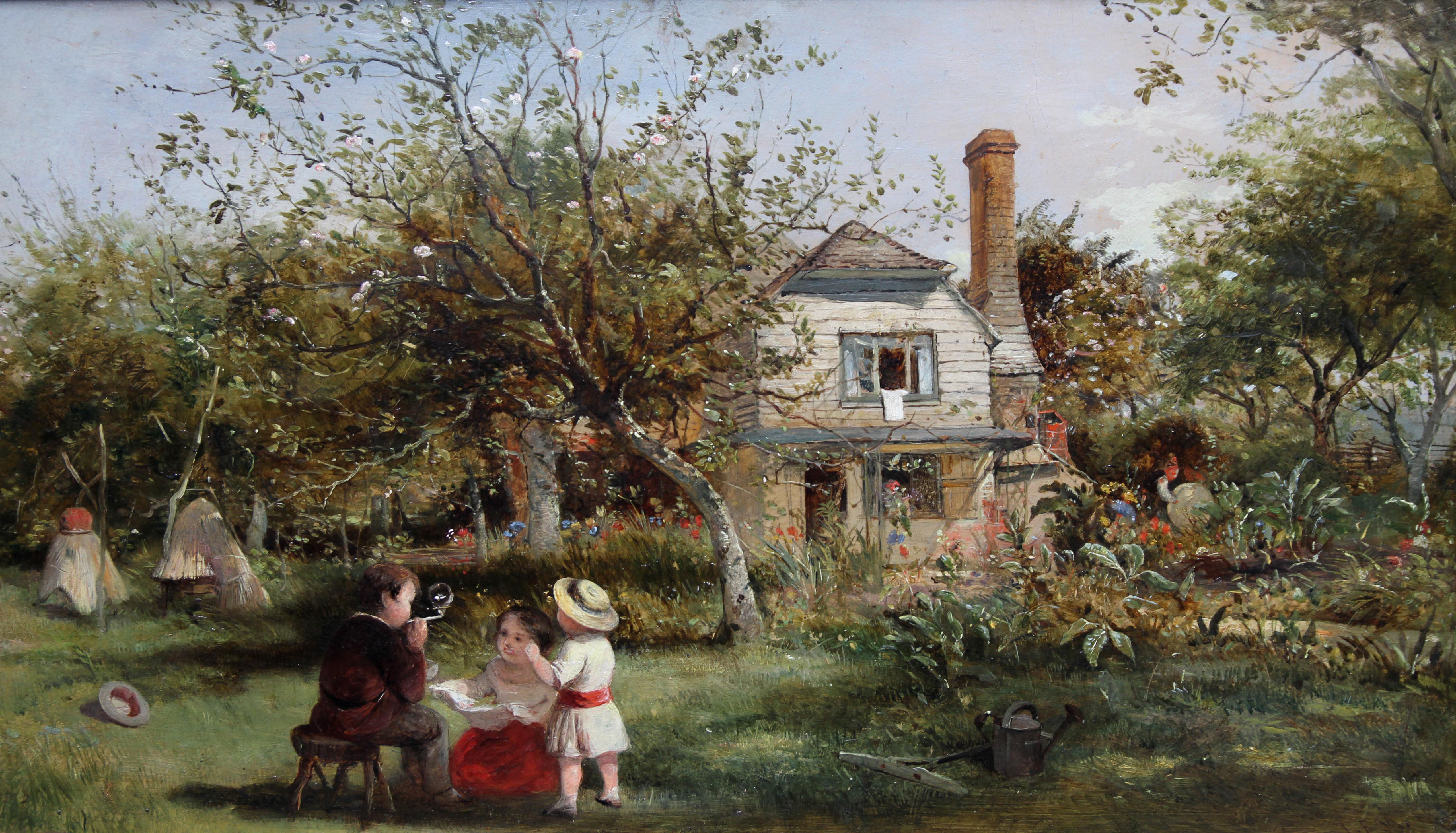 Thomas Falcon Marshall - Children Playing in the Orchard - Richard ...